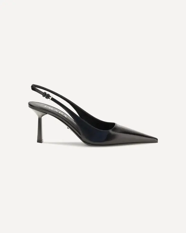 Prada Leather Slingback Pumps