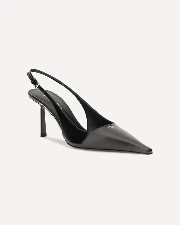 Prada Leather Slingback Pumps