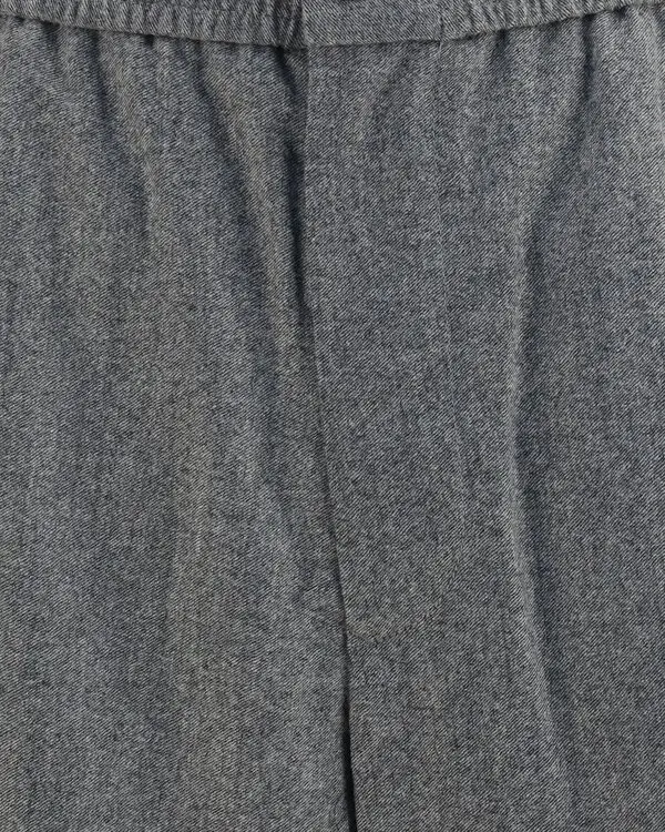 Giorgio Armani Oversized Pants In Wool And Cashmere With Denim Effect