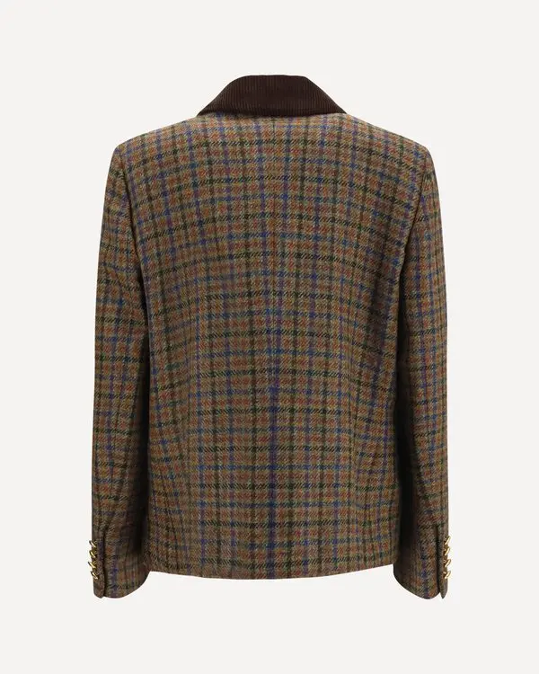 BLAZÉ MILANO Blazer Shelley In Wool Blend Tweed