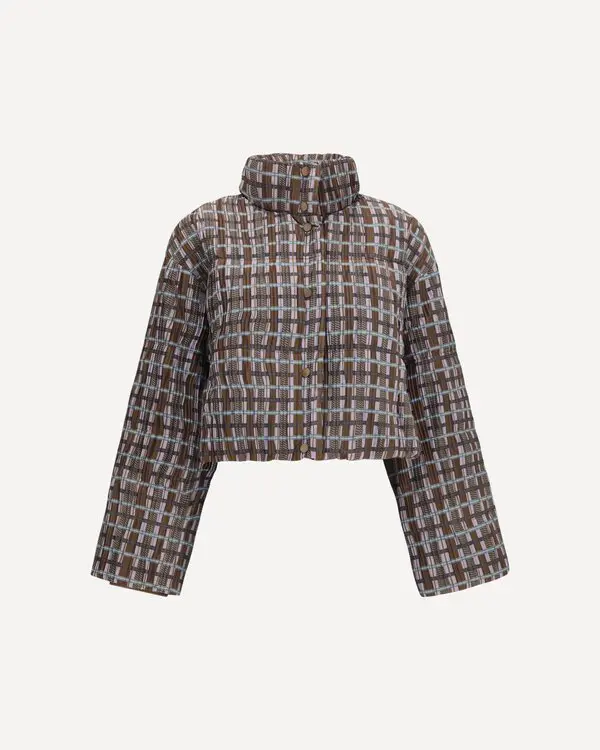GONGDID DESIGN Padded High-neck Jacket