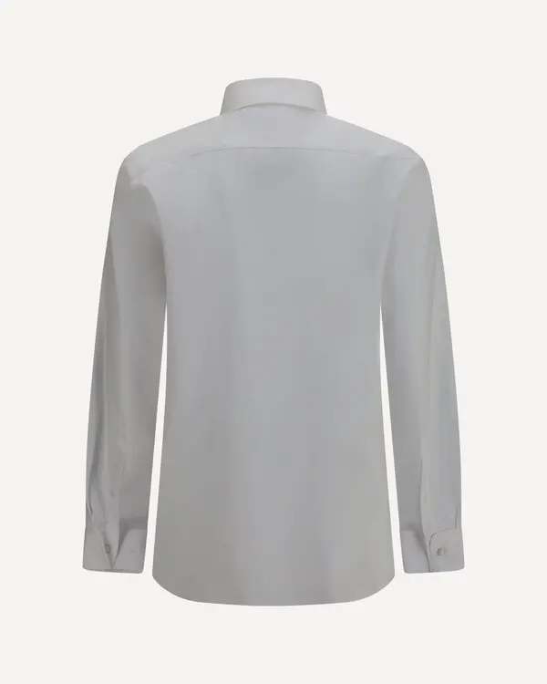 Giorgio Armani Shirt In Soft Cotton With French Collar