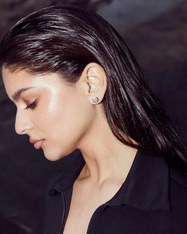 CHELSEA GABRIELLE 0.2ctw Diamond & 18k White Gold Ignite Stud Earrings