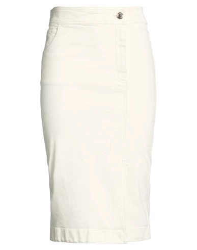 MOORER Stretch Cotton Denim Pencil Skirt