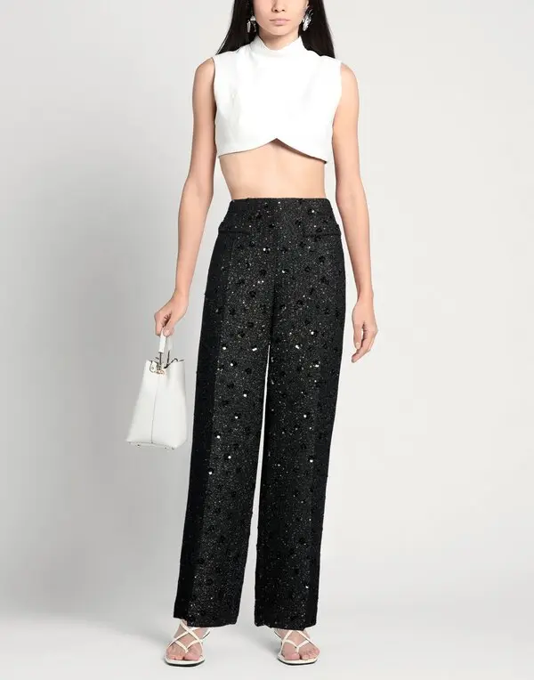 Sandro Pants Size Polyester, Cotton