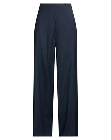 Sandro Pants Midnight Size Polyester, Virgin Wool, Elastane - Blue