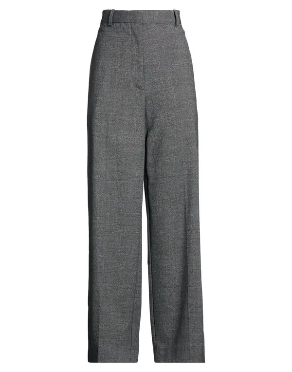 Sandro Pants Charcoal Size Polyester, Wool, Viscose, Elastane