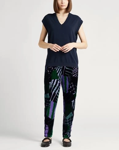 Emporio Armani Multicolor Viscose Silk Tapered Pants