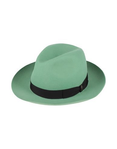 Borsalino Wool Fedora Hat - Light Green