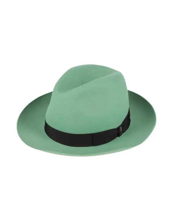 Borsalino Wool Fedora Hat - Light Green