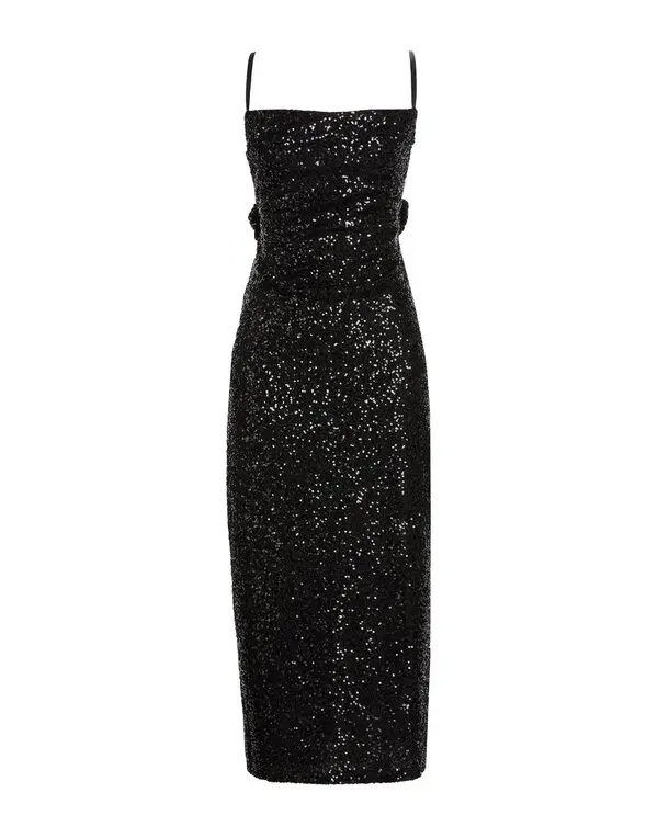 MANILA GRACE Midi Dress Size Polyester, Elastane