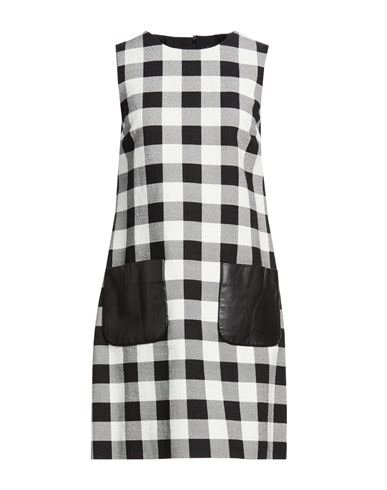 Dolce & Gabbana Mini Dress Size Cotton, Lambskin - Black