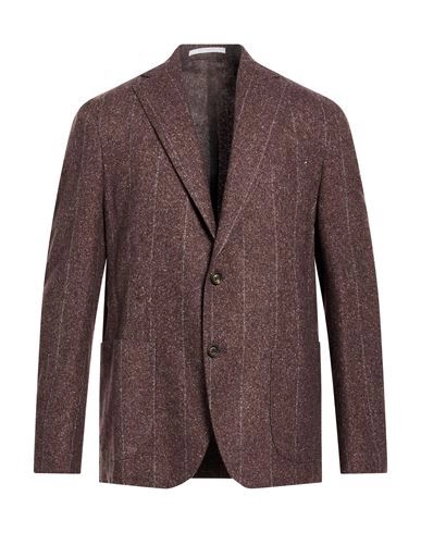 Eleventy Blazer Chocolate Size Silk, Wool, Cashmere