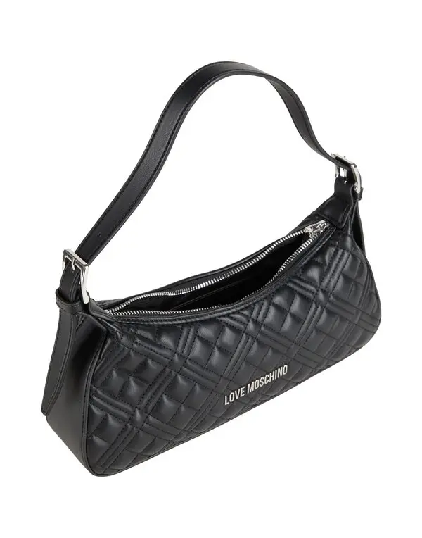 Moschino Quilted Baguette Shoulder Bag