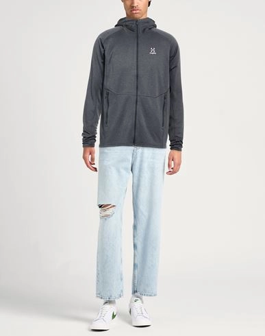 HAGLOFS Sweatshirt Charcoal Size Polyester, Recycled Polyester