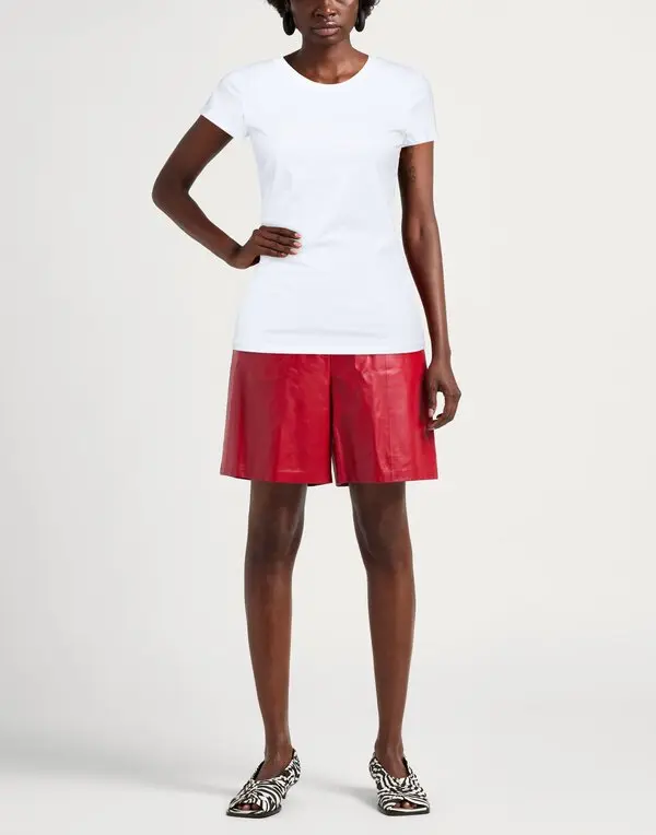 Armani Exchange Cotton T-shirt With Appliqués - White