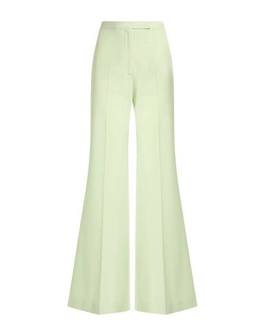 LARDINI Light Wool Elastane Flared Trousers - Light Green