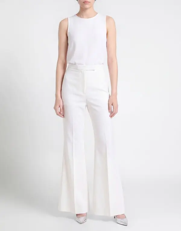 LARDINI Pants Light Size Wool, Elastane - White