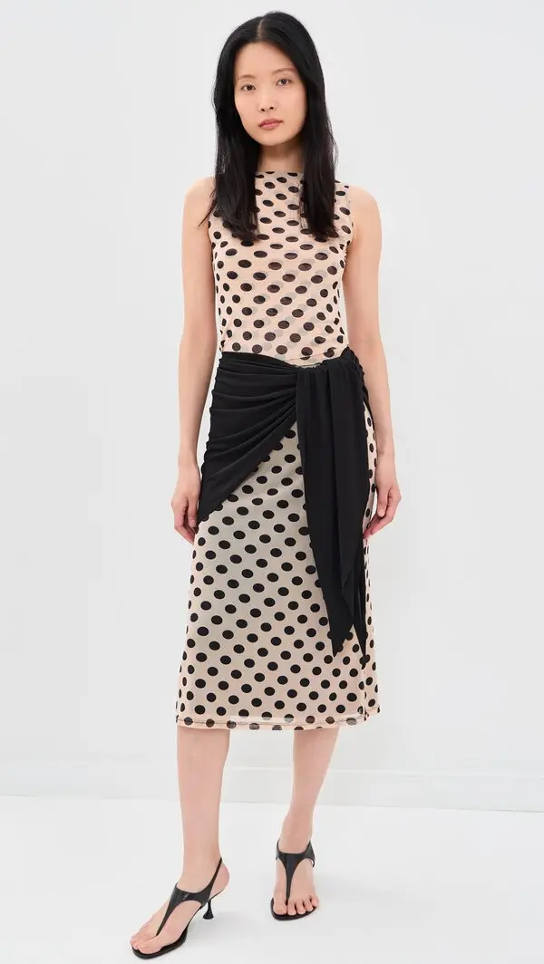 Norma Kamali Triangle Scarf Skirt