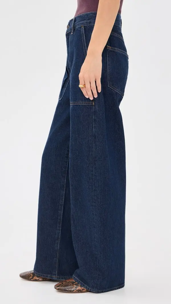 AGOLDE Petite Low Curve Utility Jeans