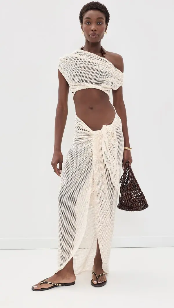 ANDREA IYAMAH Bala Crochet Coverup Dress