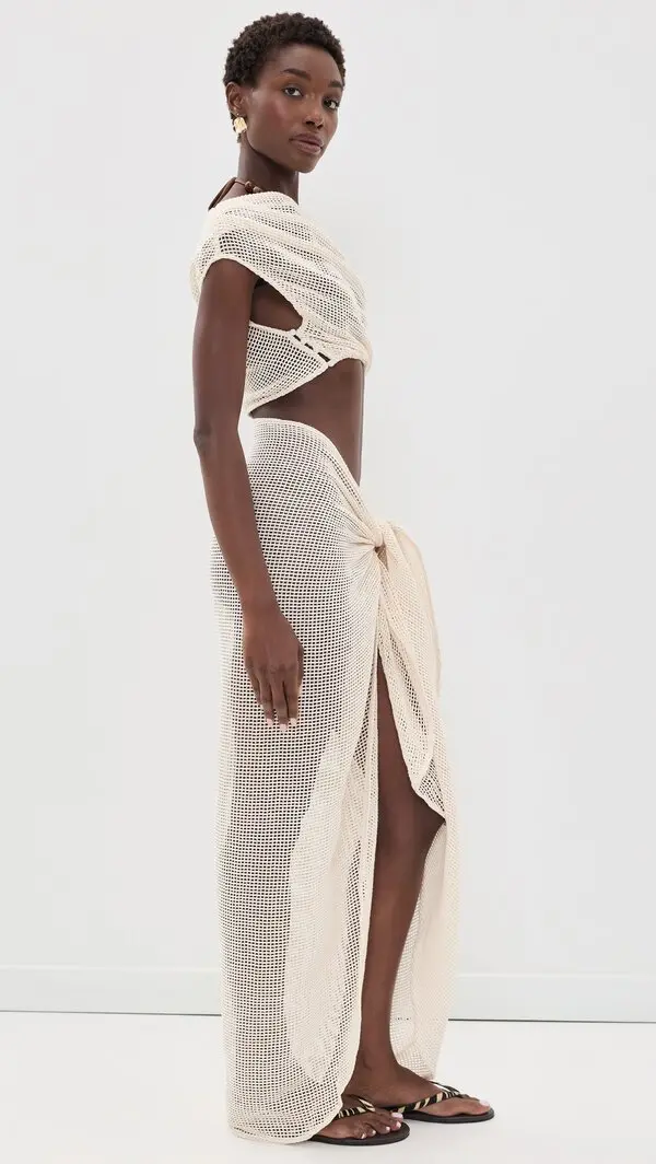 ANDREA IYAMAH Bala Crochet Coverup Dress