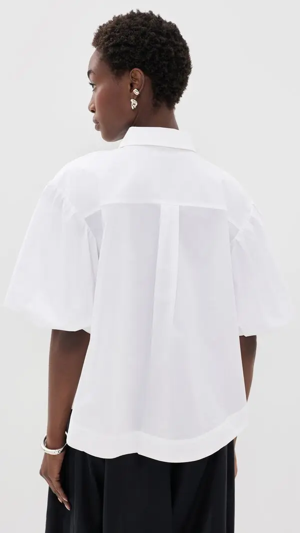 MEIMEIJ Voluminous Sleeve Cotton Shirt