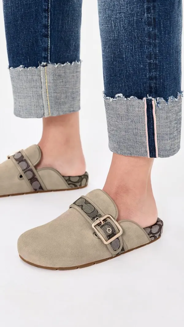 COACH Archival Buckle Clogs