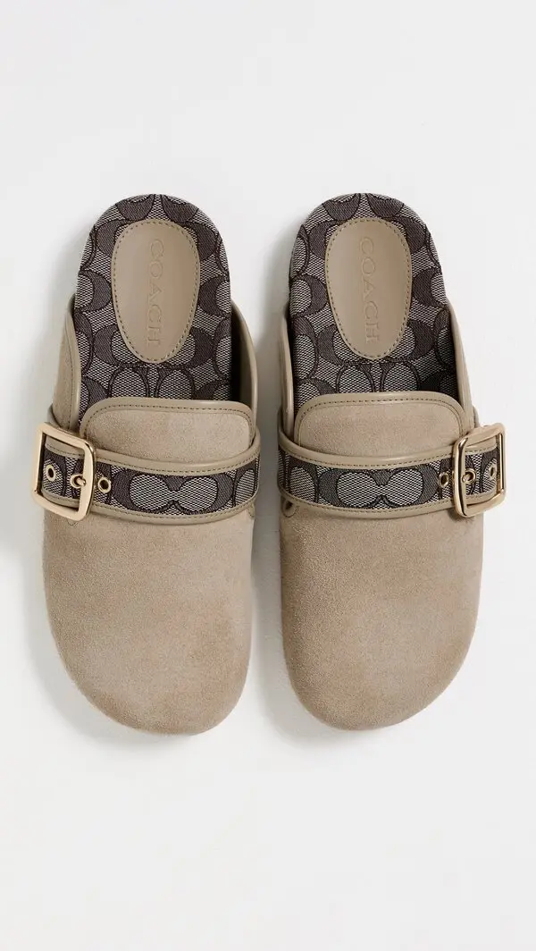 COACH Archival Buckle Clogs