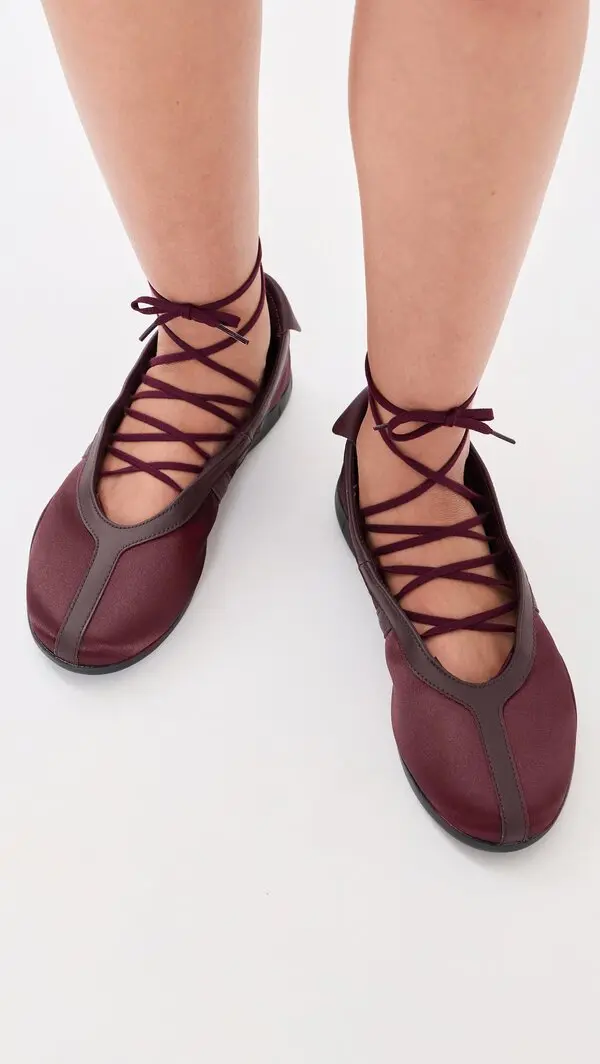 Adidas Taekwondo Mei Ballet Shoes - Maroon/core Black