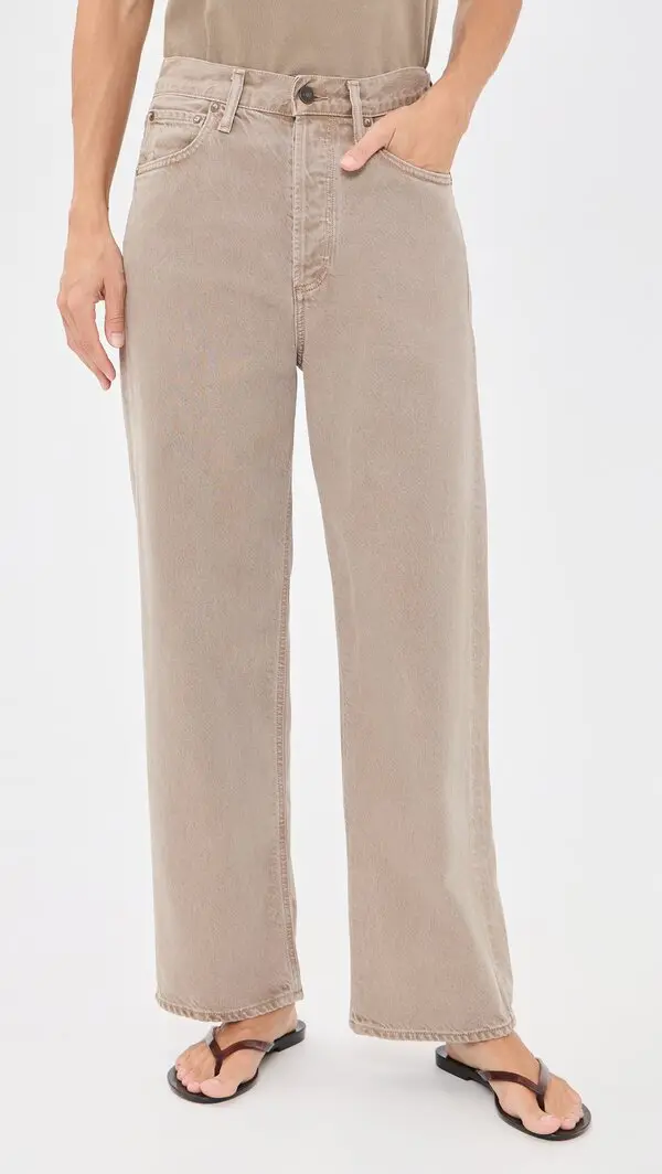 AGOLDE Ren High Rise Wide Leg Jeans