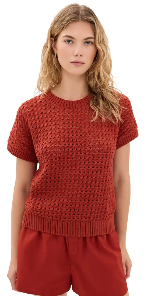 Varley Denny Knit Top