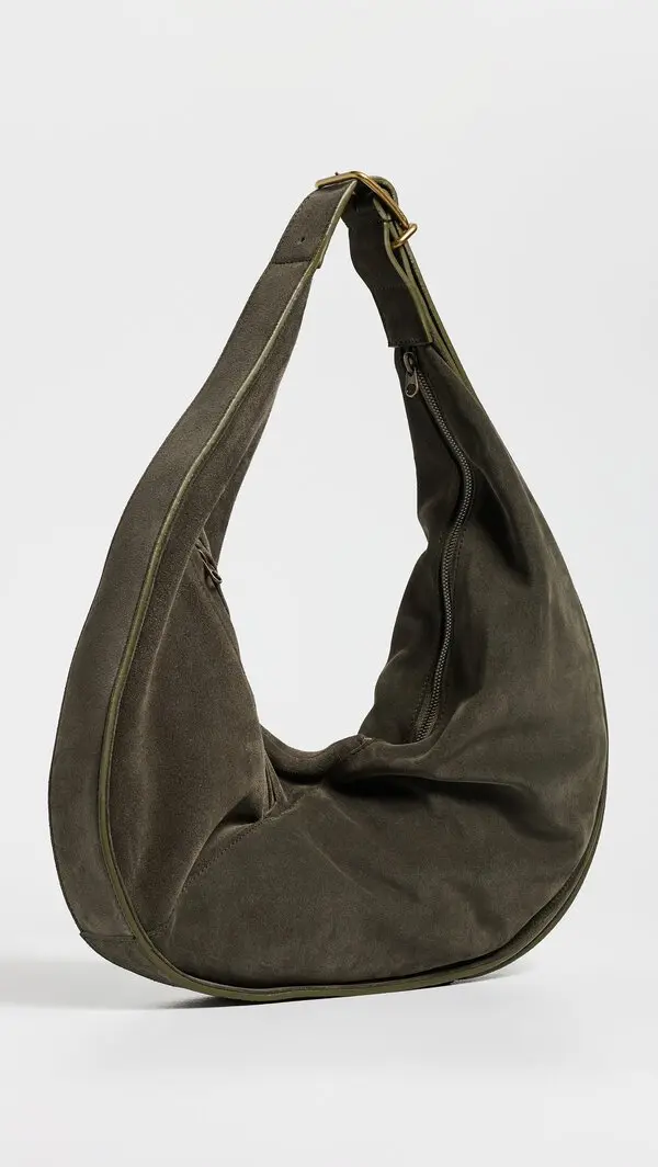 Janessa Leoné Suede Shoulder Bag - Stone
