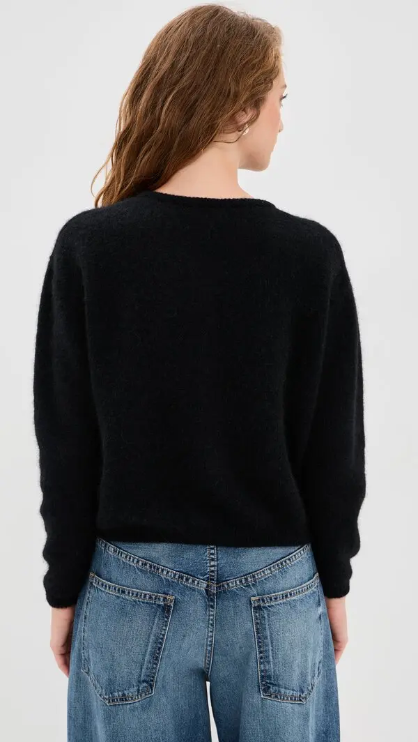 American Vintage Vitow Alpaca Blend Cardigan - Noir