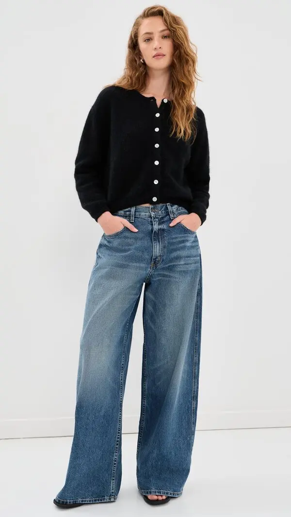 American Vintage Vitow Alpaca Blend Cardigan - Noir