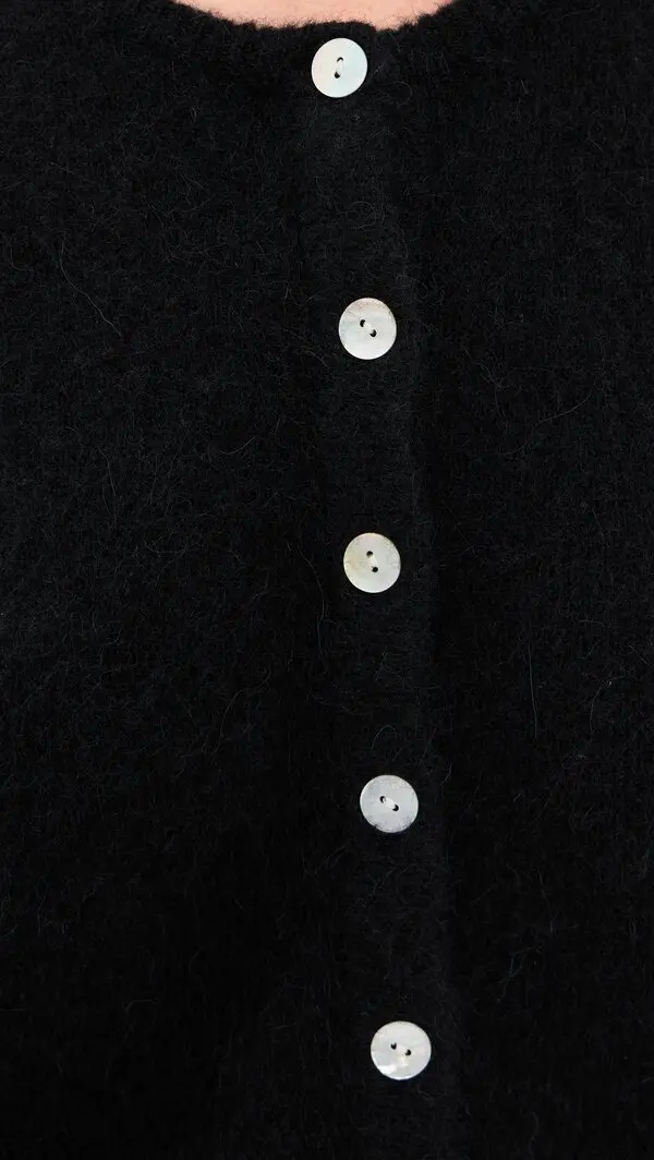American Vintage Vitow Alpaca Blend Cardigan - Noir