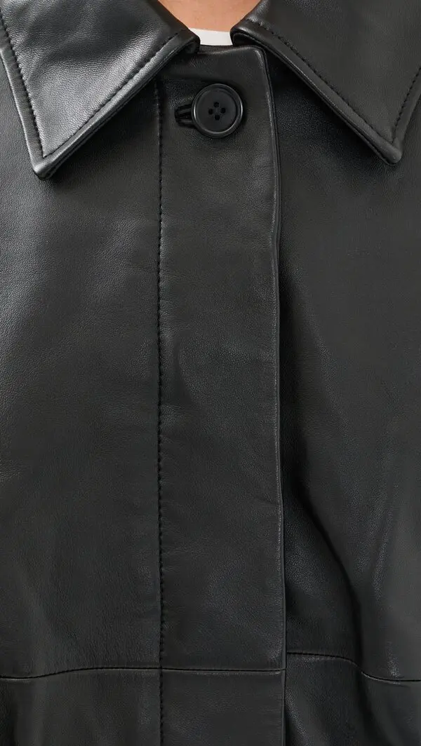 RÓHE Leather Blouson Jacket
