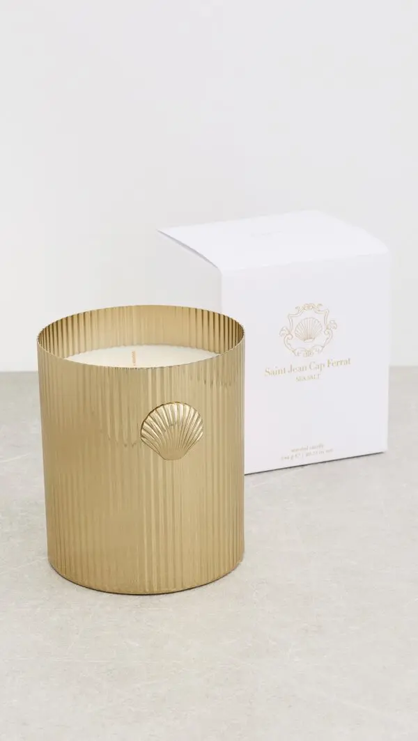 The Favorites Cap Ferrat Fan Shell Design Candle
