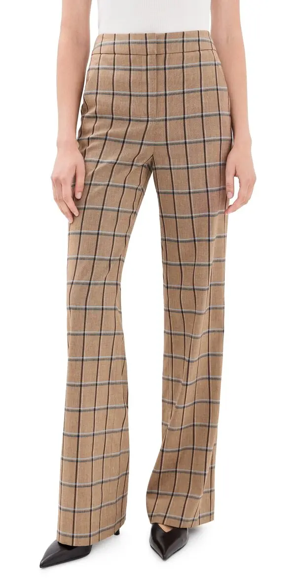 Veronica Beard Tonelli Trousers - Ochre Multi