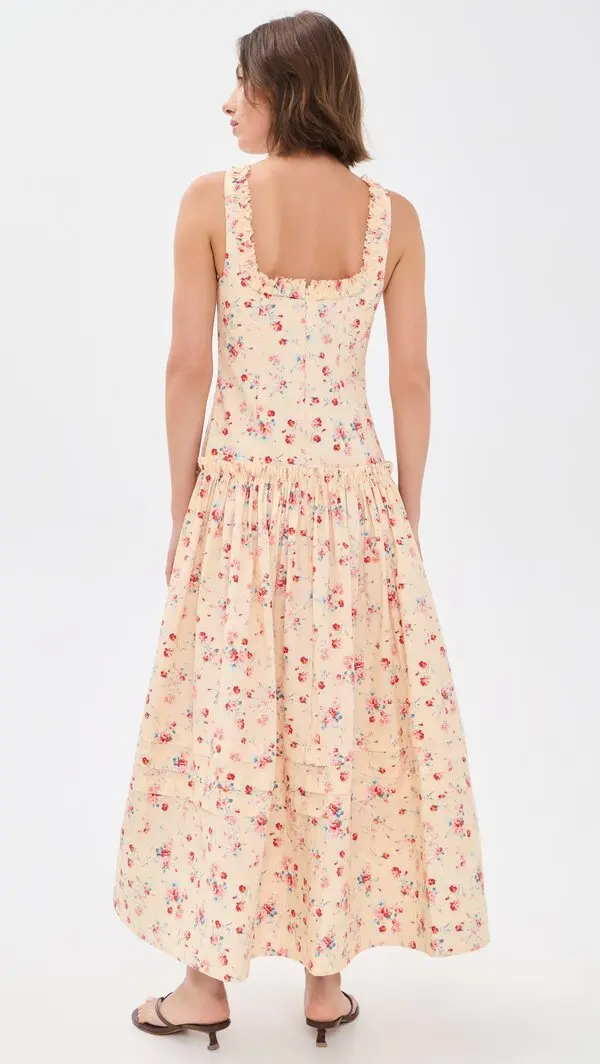 LEE MATHEWS Clarice Floral Dress