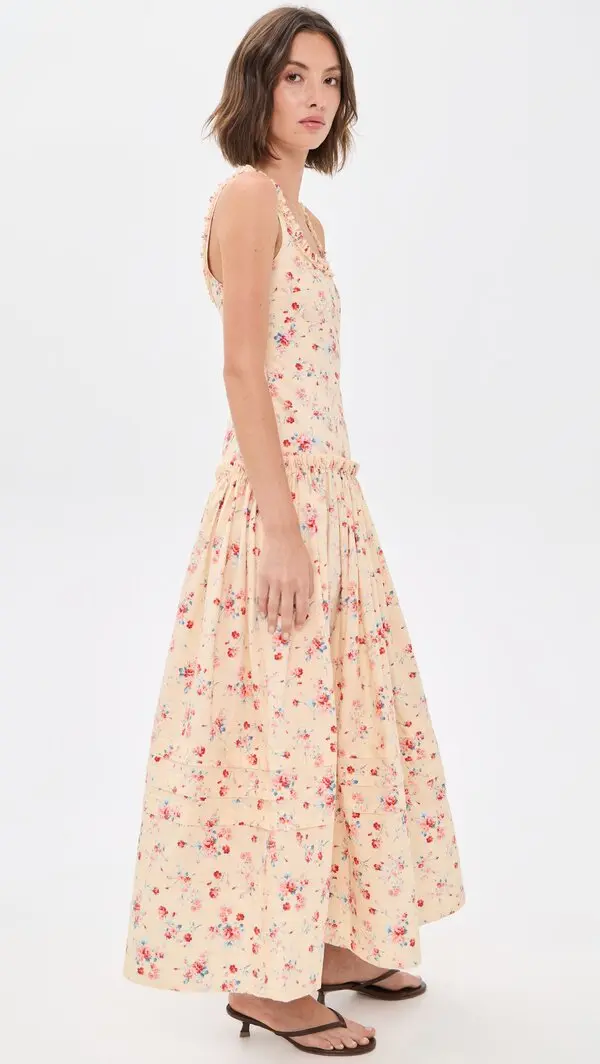 LEE MATHEWS Clarice Floral Dress