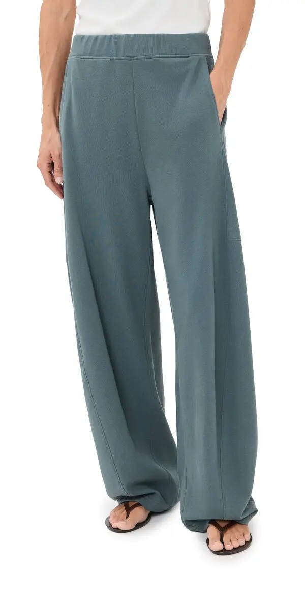 Tibi Petite Lightweight Winslow Sweatpants - Blue Grey