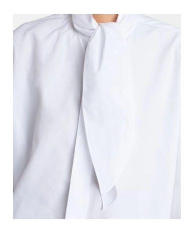 Givenchy Tie-neck Cotton Shirt