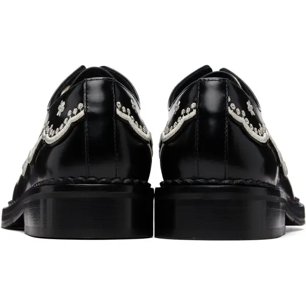 Simone Rocha Square Toe Flat Shoes
