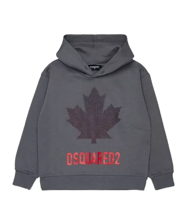 Dsquared2 Maple-leaf Print Hoodie