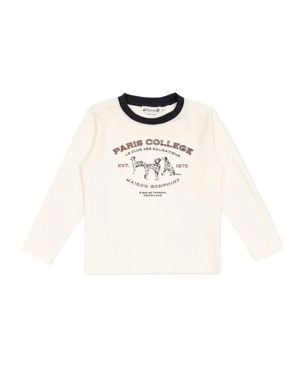 Bonpoint Long-sleeved T-shirt - Cream