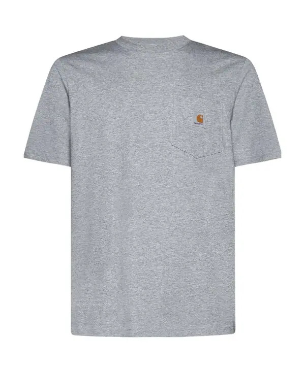 Carhartt Work In Progress Logo Pocket T-shirt - Gray