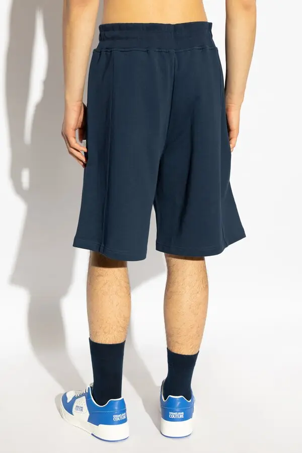 Versace Logo Drawstring Shorts