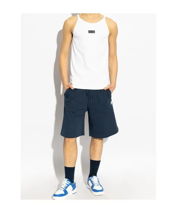 Versace Logo Drawstring Shorts