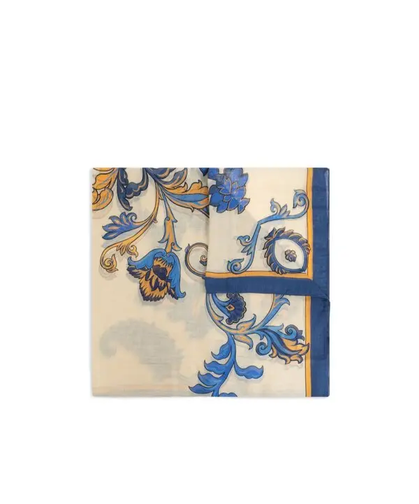 Etro Floral Printed Scarf - Nude